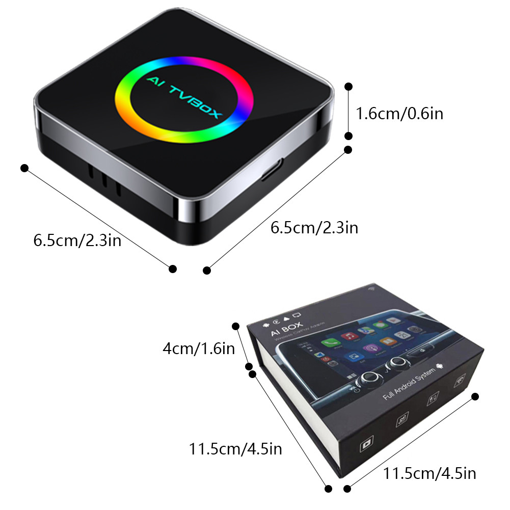 [innersetting.my] Android 13 AI Box WiFi6 Wireless Carplay/Android Auto ...