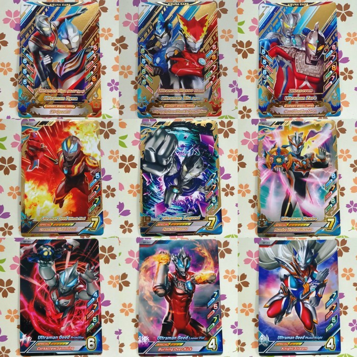 Ultraman fusion fight R/B promotion card kizuna ultra seven & zero ...
