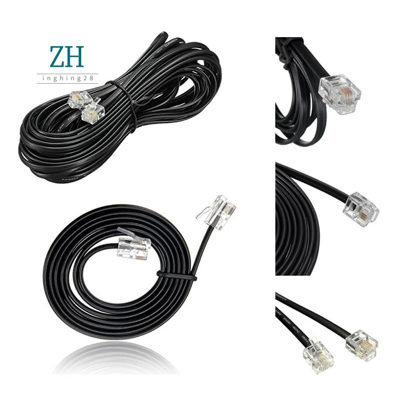 RJ11 6P4C Telephone Cable Cord ADSL Modem | Shopee Malaysia