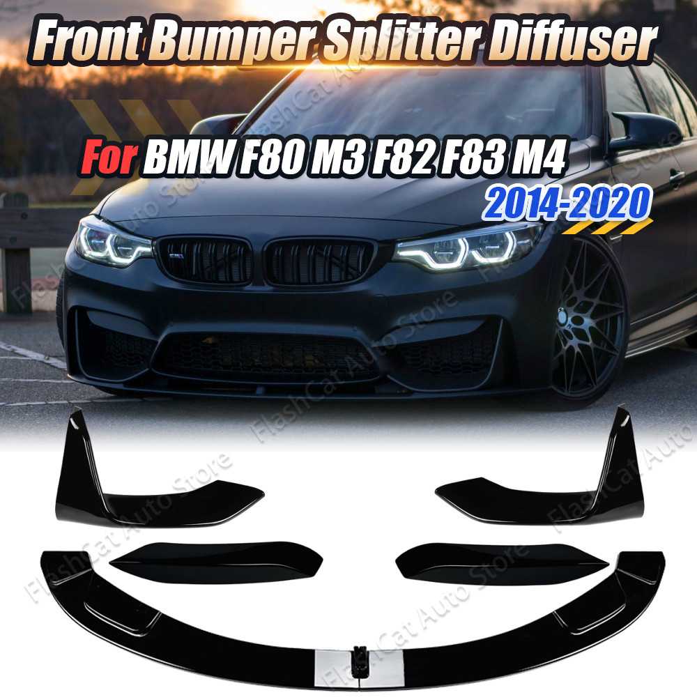 F80 F81 F82 F83 MP Style Car Front Bumper Splitter Lip Diffuser Body Kit Spoiler Guard For BMW 3 ...