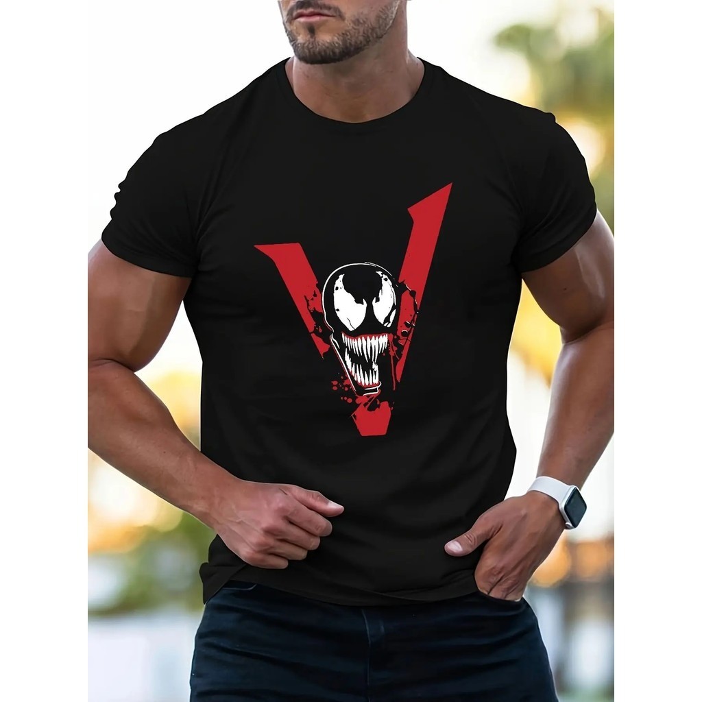 Venom The Last Dance Graphic T-Shirt Short Sleeve Cotton 1 For Men ...