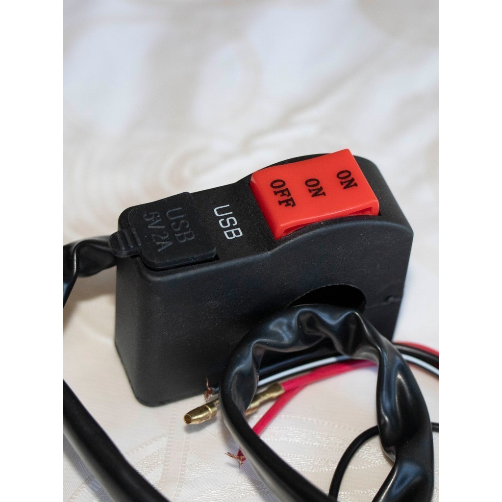 3-Way Handle Motorcycle Handle Switch: Ideal for Mini Drives, Charger ...