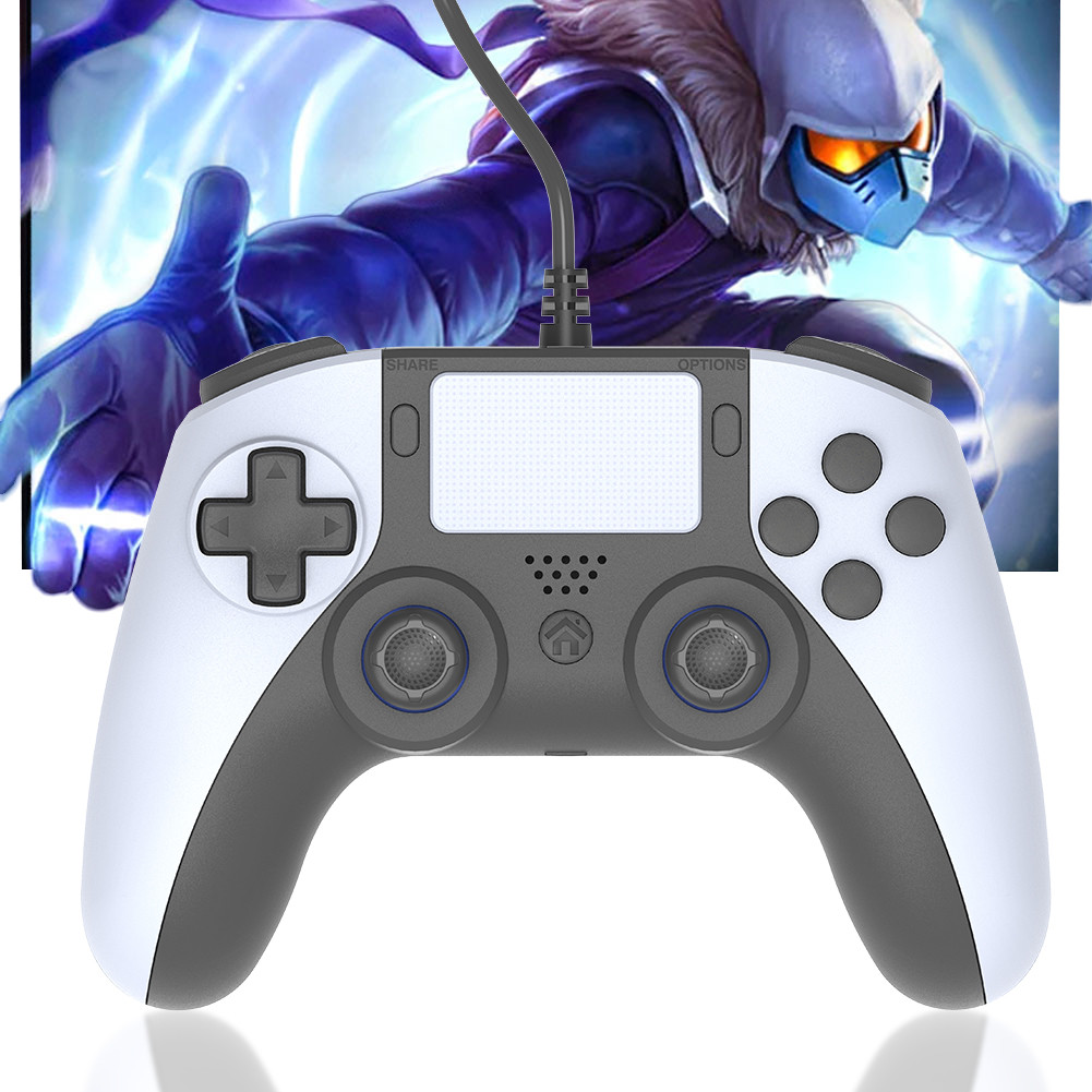 keepdreaming Wired Game Controller Dual Vibration/6 Axis Gyro USB ...