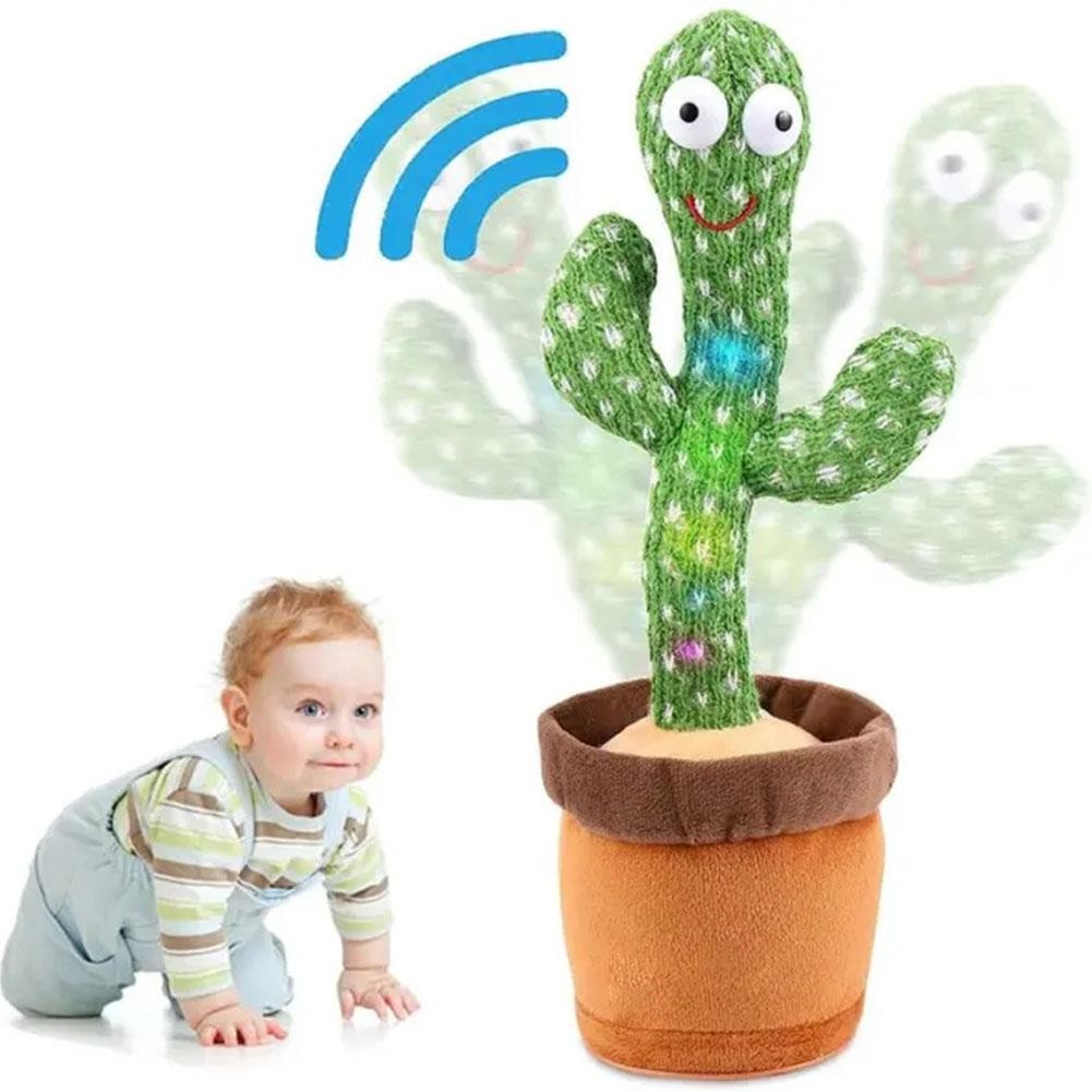 Lovely Talking Toy Dancing Cactus Doll Speak Talk Sound Record ...
