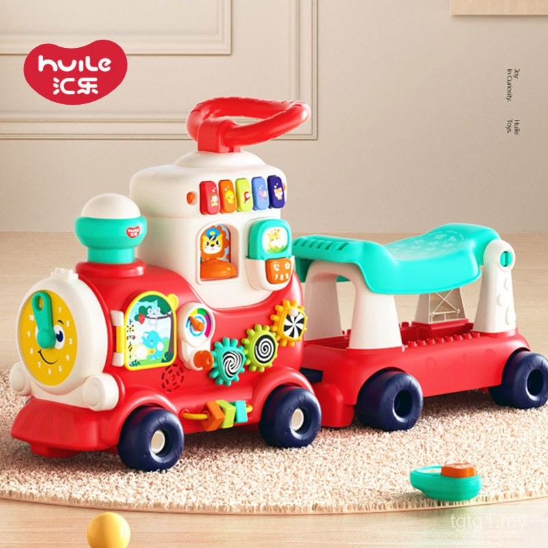 Huile 4-in-1 Smart Fun Little Train Walker Trolley Baby Boy Scooter ...