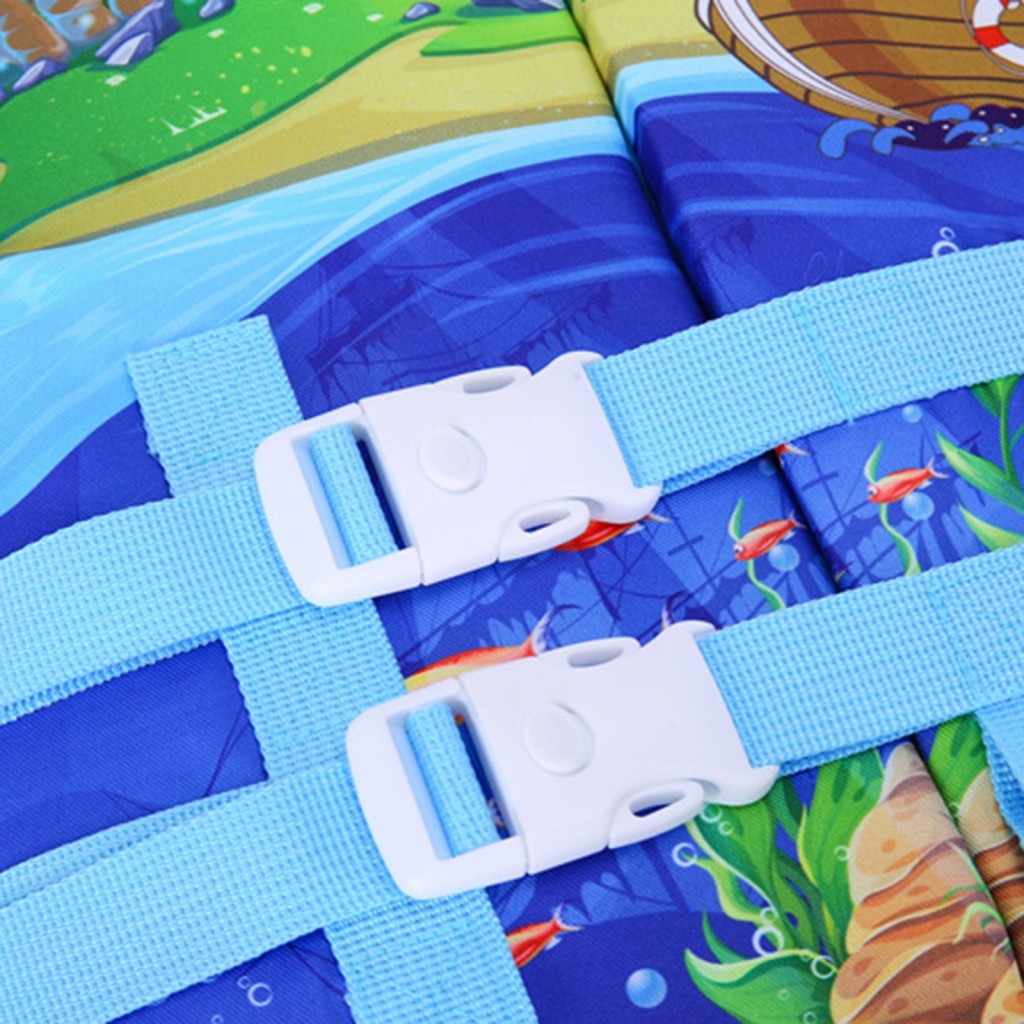 ABQ-Kids Swimming Life Vest Cartoon Animals Print Flotage Life Jacket ...