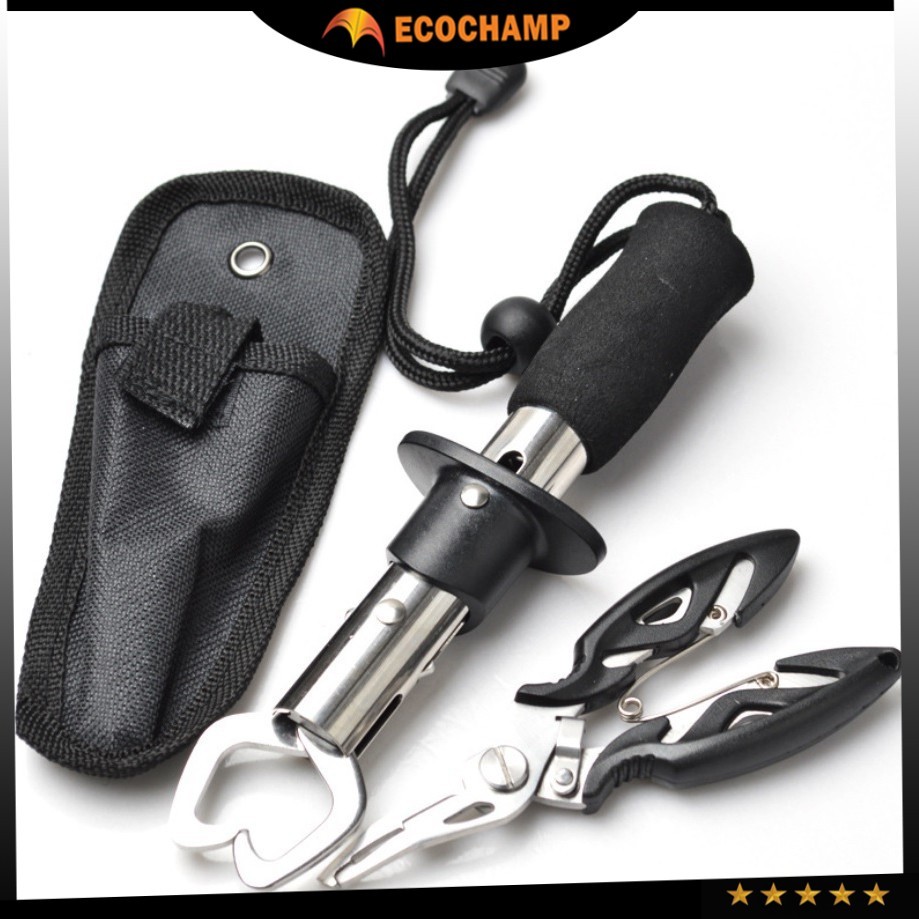 3 in 1 Fishing Tang Pancing Stainless Steel Fish Lip Pemotong Grip ...
