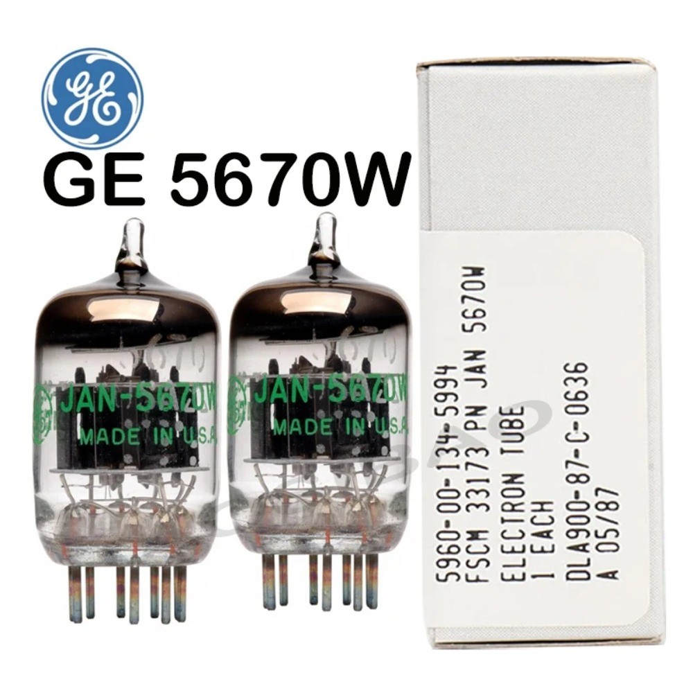 High Quality GE5670W 5670 Vacuum Tube Valve Upgrade 6N3 6H3N 396A 2C51 ...