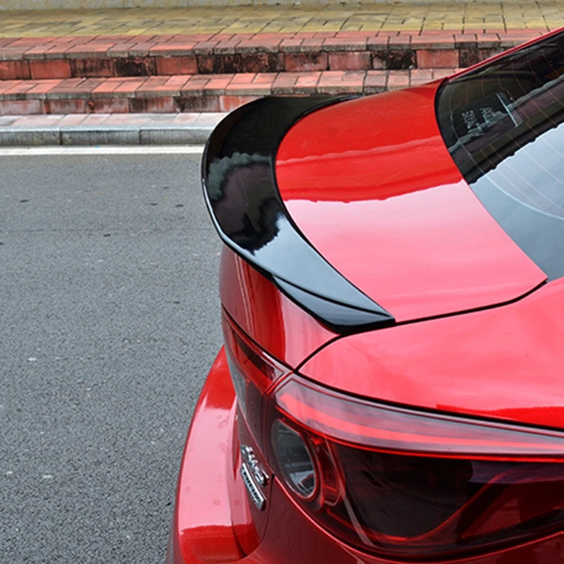 ABS plastic primer color rear tail box wing spoiler auto parts for ...