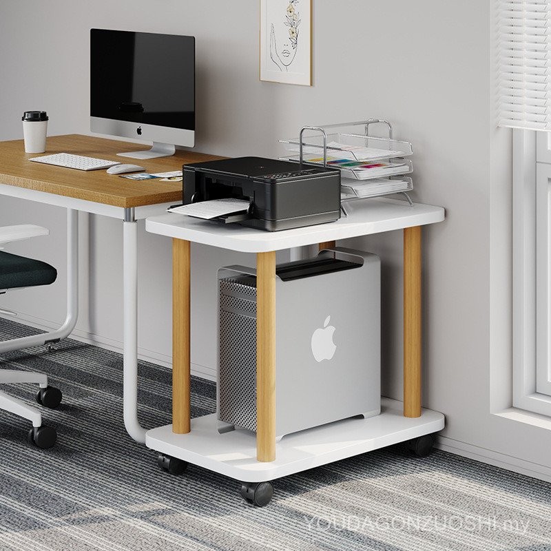 Printer storage rack, floor-standing, multi-layered, movable organizer ...