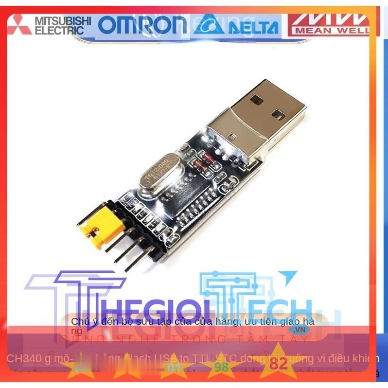 Ch340g STC USB To TTL board Module TTL standard charging circuit for PLC board | Shopee Malaysia