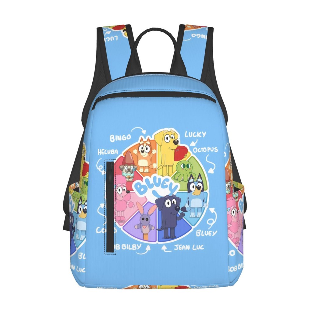 Bluey Kids Backpack, Cute School Backpacks for Girls Boys Elementary ...