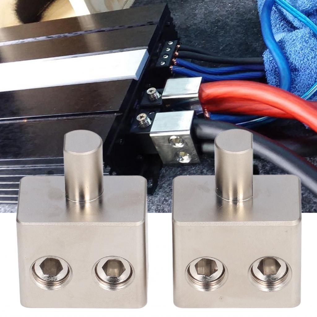Sinhopsa Car Audio Amplifier Dual 1/0 Gauge to Amp Input Reducers ...