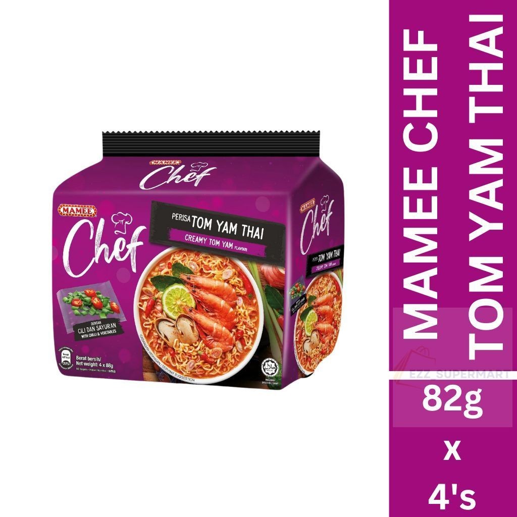 MAMEE Chef Tom Yam Thai (82g x 4's) | Shopee Malaysia