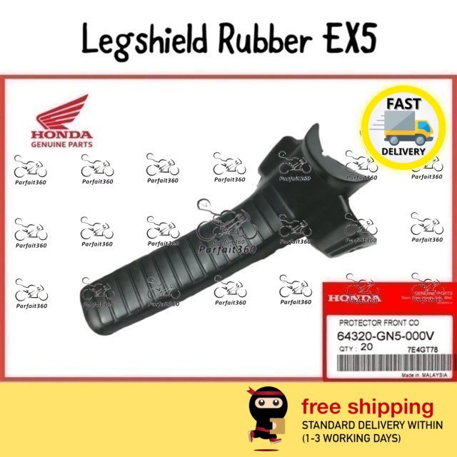 64320-GN5-000V HONDA EX5 DREAM / POWER Leg Shield Legshield Rubber ...