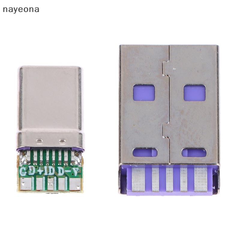 [NAY] DIY OTG Data Charge Kit 1 Set Fast Charge Type-C USB 65W 6.5A ...