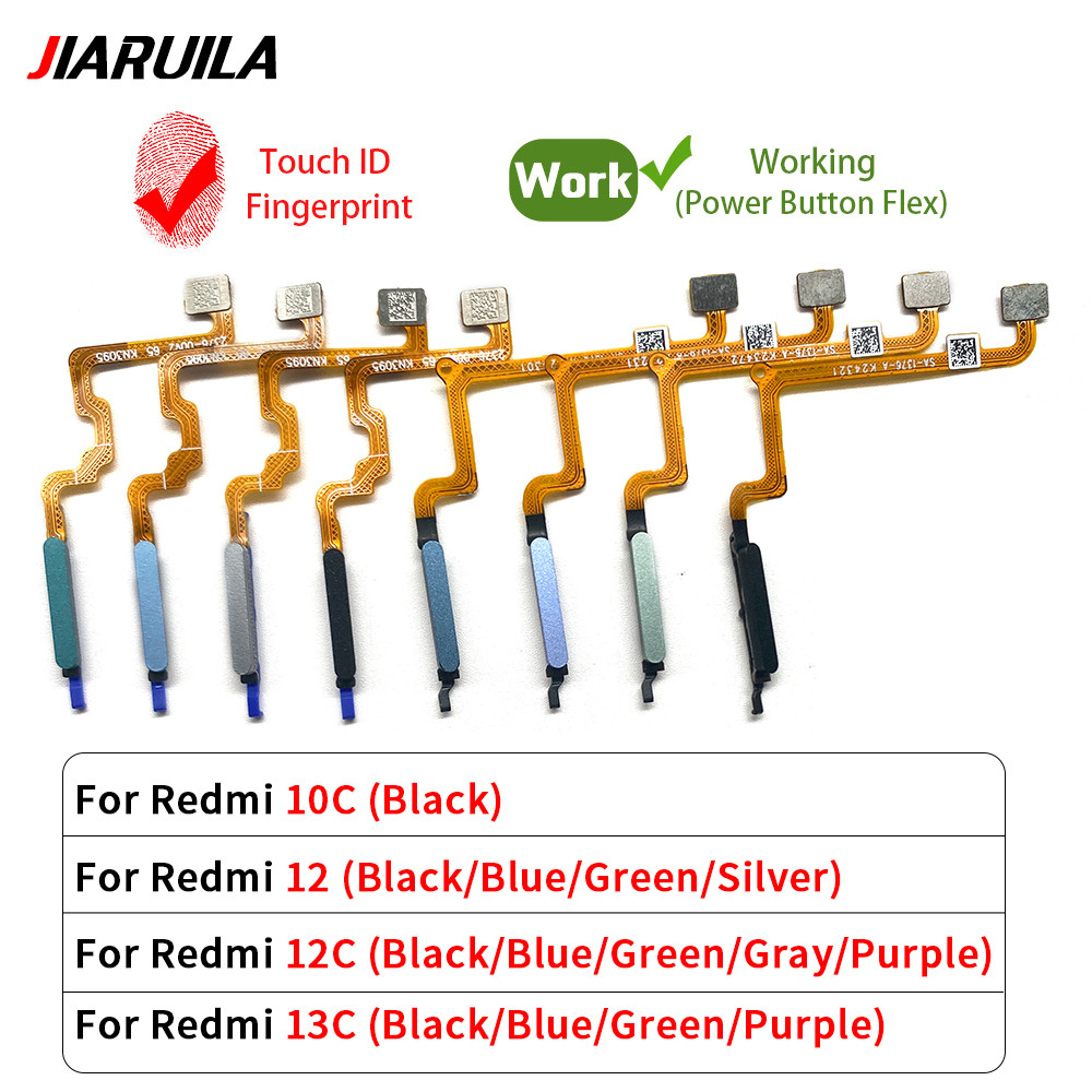 Original Fingerprint Scanner For Xiaomi Redmi 13C 12 12C 10C Home ...