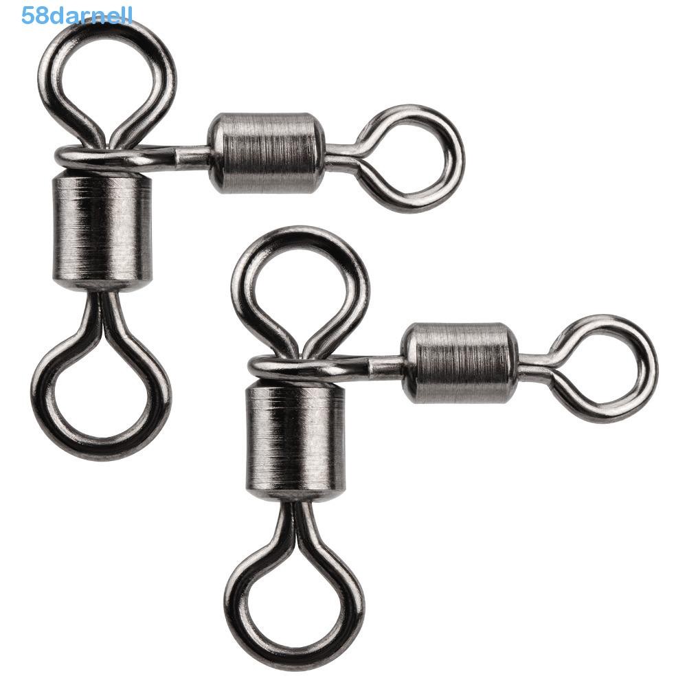 DARNELL Fishing Swivel Rolling 360 Rotation Fishing Crossline Sea Boat ...