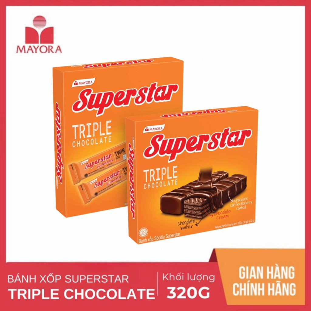 Superstar Chocolate Sponge Cake 320g (10 packs x 32g) | Shopee Malaysia