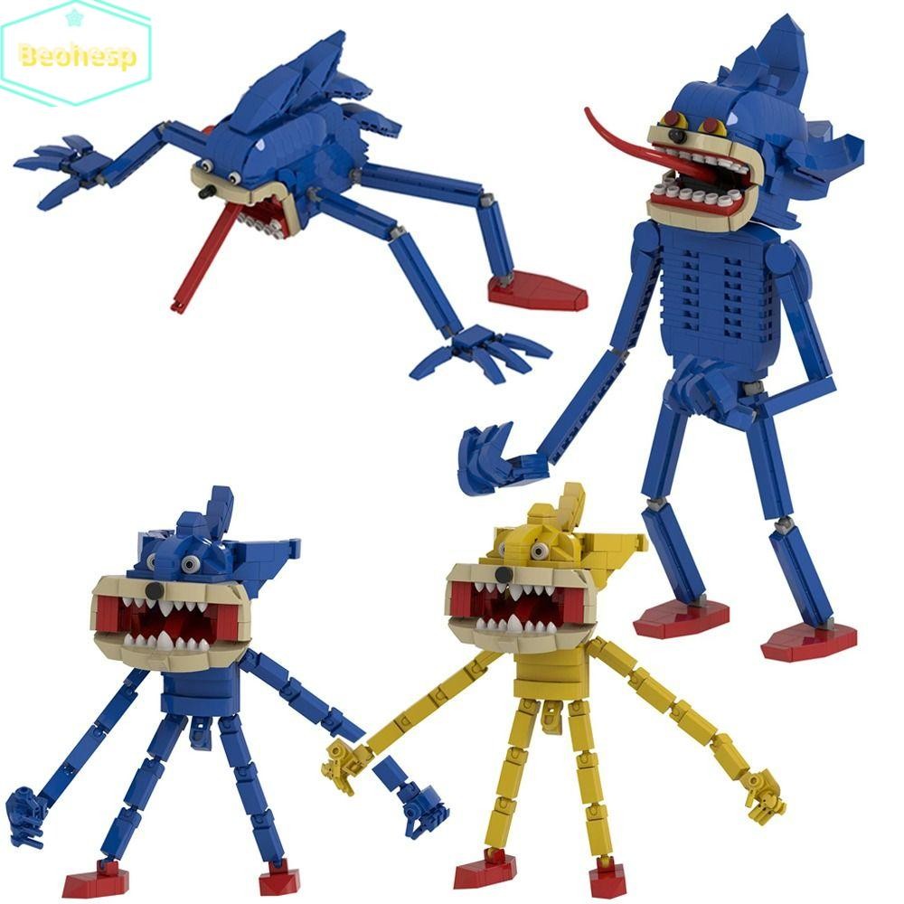 BEOHESP Action Figure, Assembled Bricks Puzzle Sonic Model, Creative ...