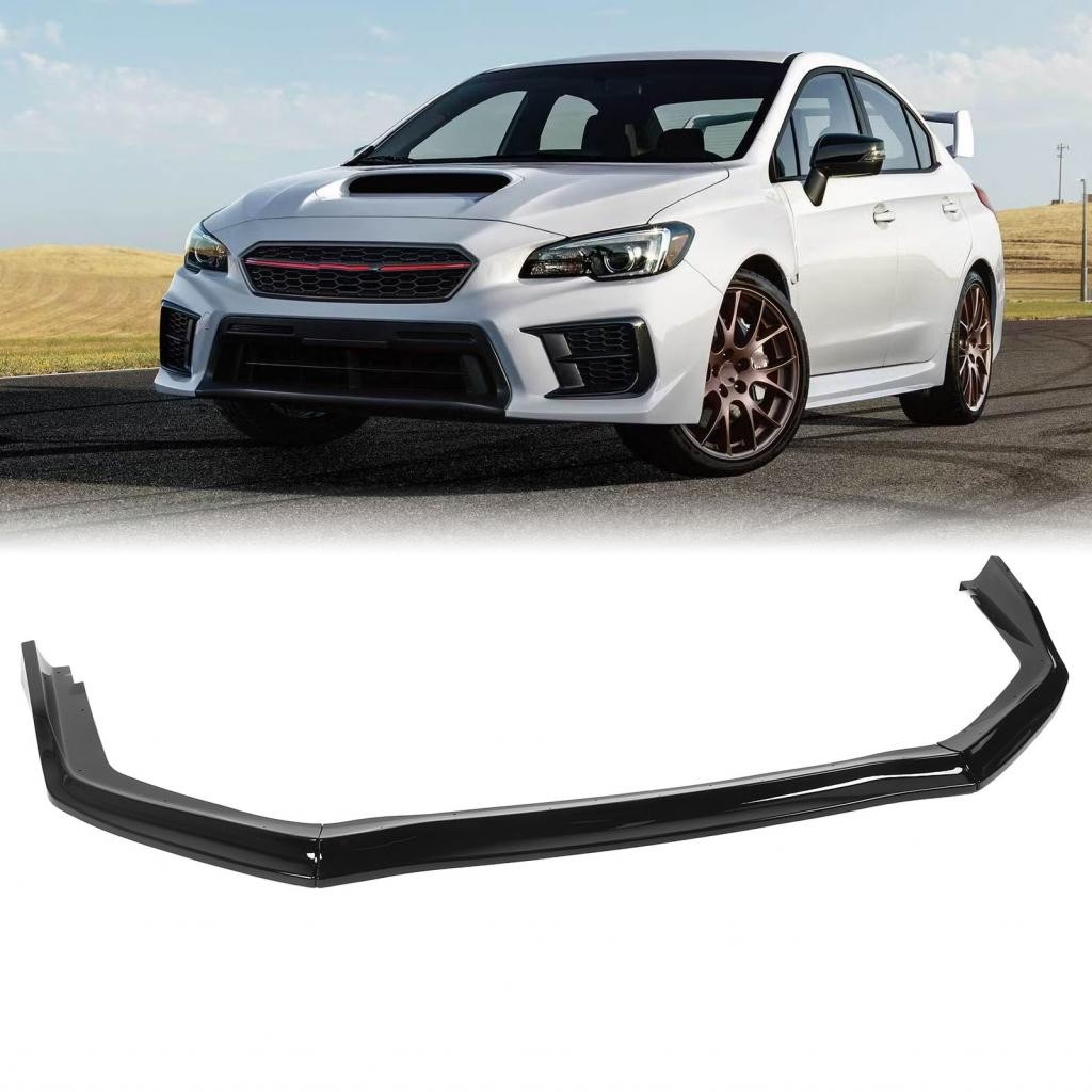 Shopp Front Bumper Lip Spoiler Gloss Black Body Kit Long Lasting 3pcs ...