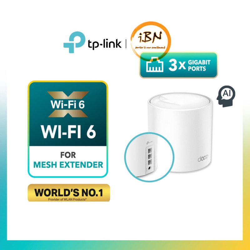 TP-Link AX3000 Whole Home AI-Driven Mesh Wi-Fi System Router or AP Mode ...