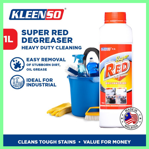 Kleenso Engine Degreaser Super Red Car Degreaser 1 Litre | Shopee Malaysia