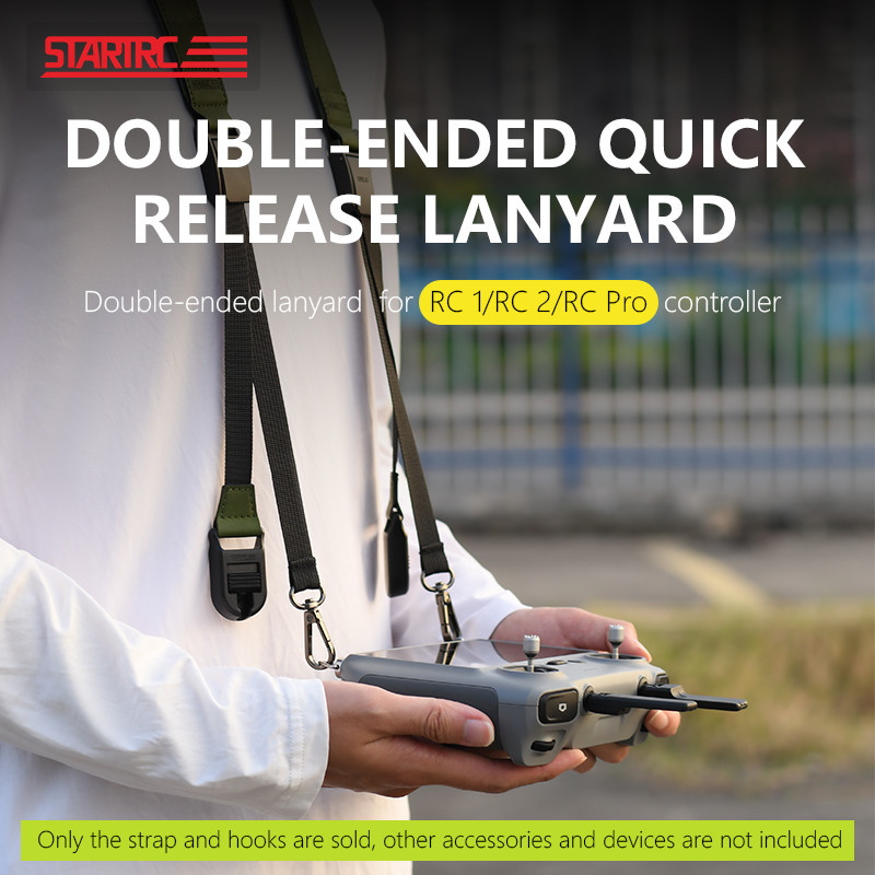For DJI RC/RC2/RC PRO remote control dual head quick release strap with ...