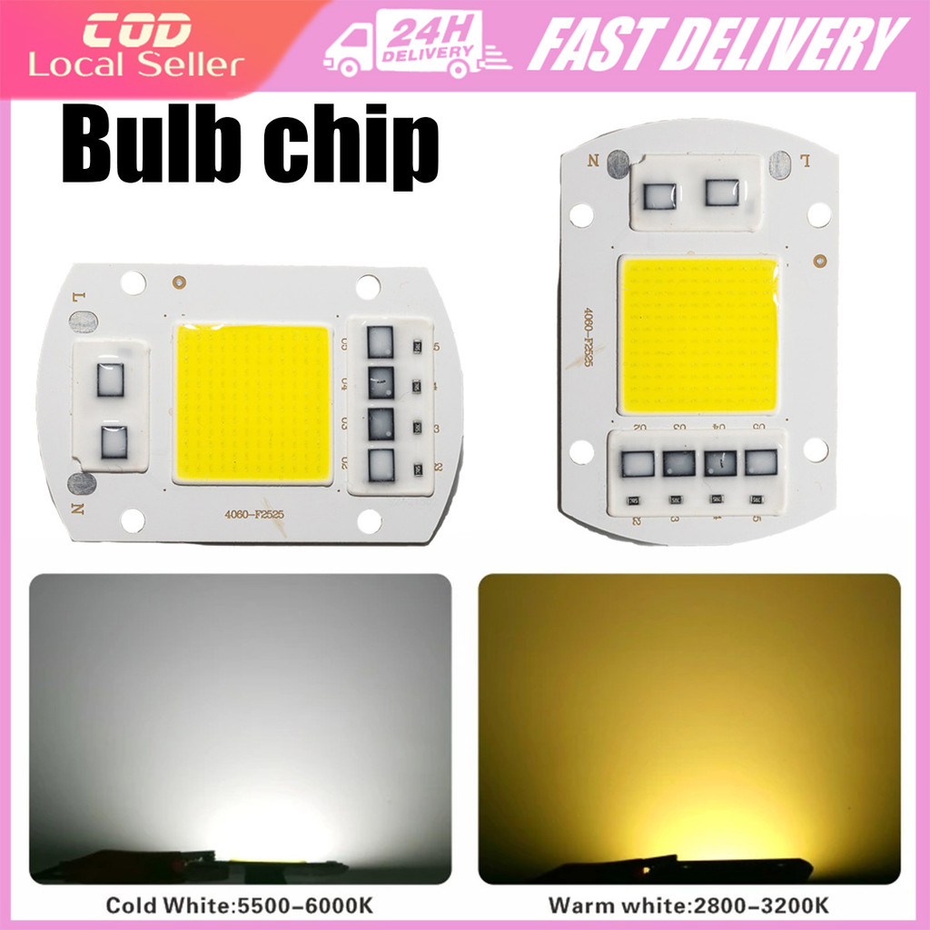 20W/50W LED COB Chip Smart IC No Need Driver LED Bulb For Flood Light ...