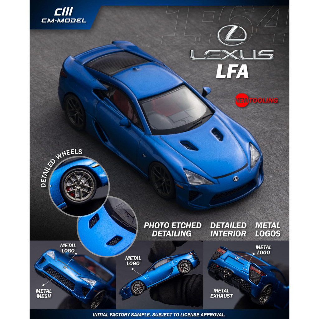 CmModel 1/64 Lexus LFA Limited Edition Diecast car Car Model Simulation ...