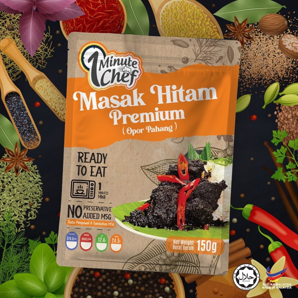 Daging Masak Hitam Premium One Minute Chef | Shopee Malaysia