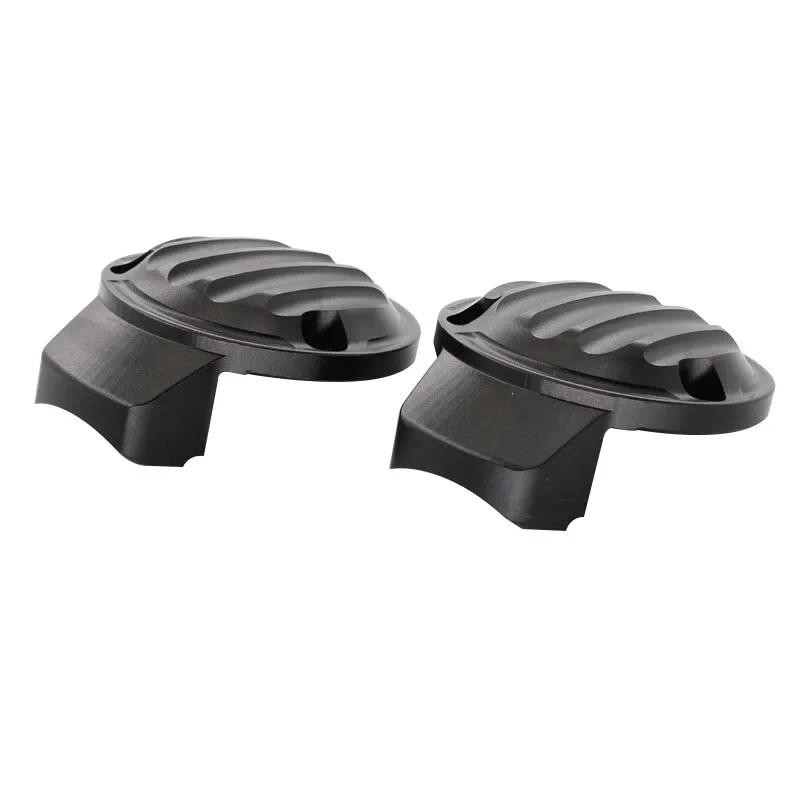 For Triumph Bonneville Bobber Black Ribbed Throttle Body Covers Kit ...