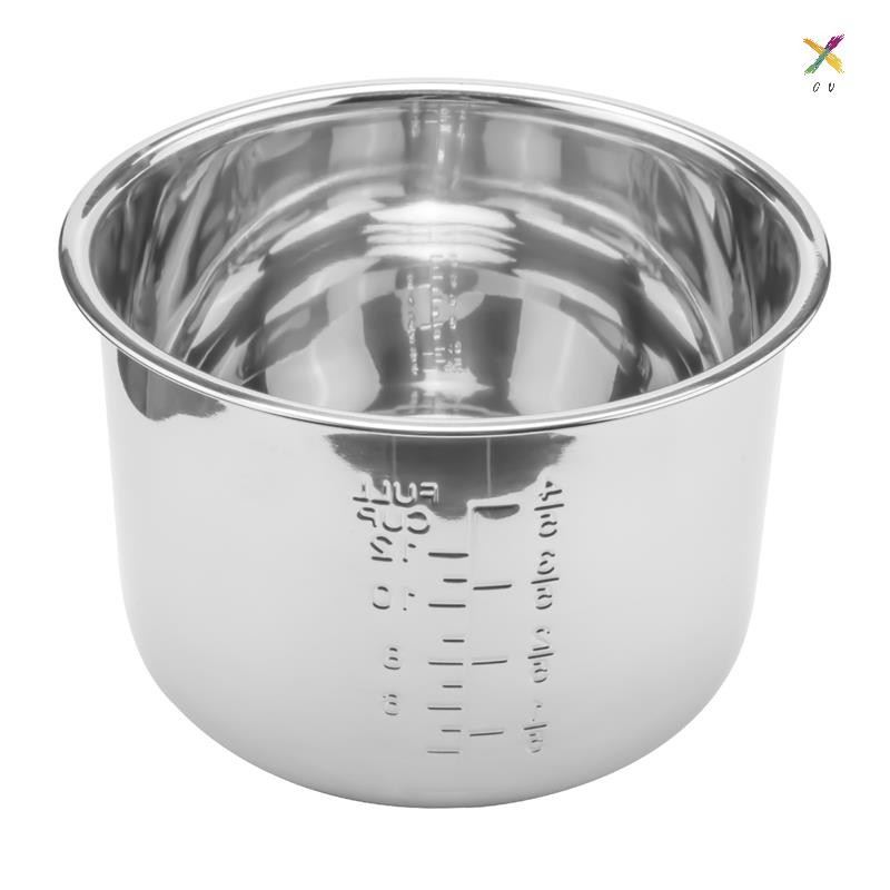 6L Pressure Cooker Inner Pot Rice Pressure Cooker Liner Stainless Steel ...