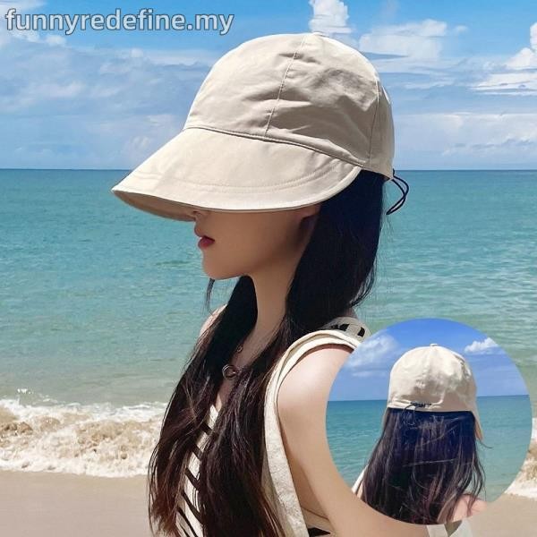 Women Sun Hat Fashion Adjustable Foldable Drawstring Fisherman Ladies ...