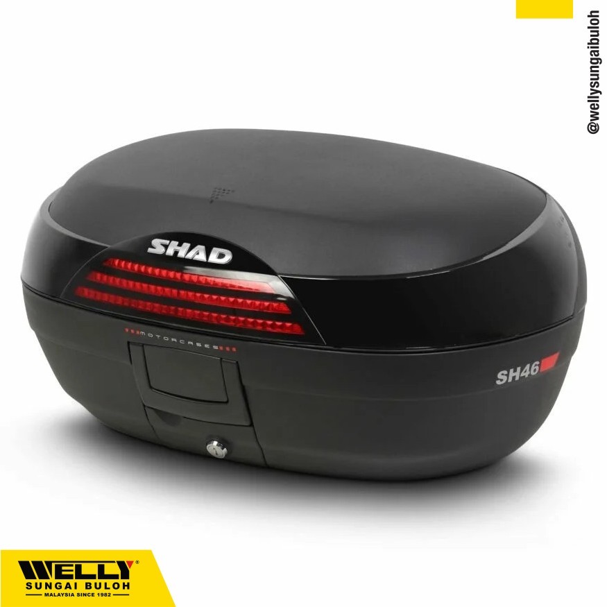 SHAD SH46 Top Box | SH46 Top Box + Backrest | SH46 Top Box + Backrest ...