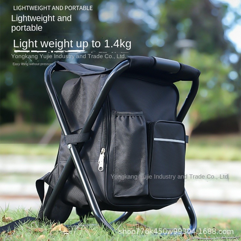 [Ready Stock] Outdoor Camping Folding Stool Portable Ice Bag Stool with ...