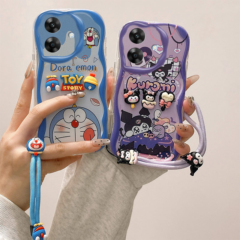 casing Realme Note 60 casing Realme Narzo N61 casing Kuromi Cute Cream ...