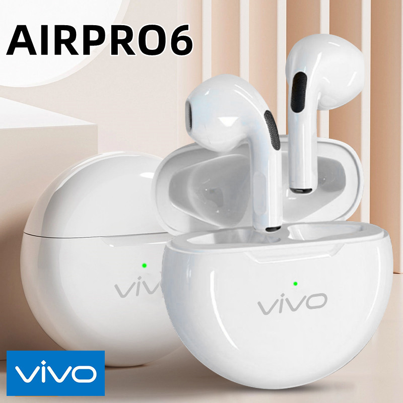 VIVO pro 6 Bluetooth Earphone TWS with Mic Mini Wireless Earbuds Bluetooth 5.1 Sports Headset ...