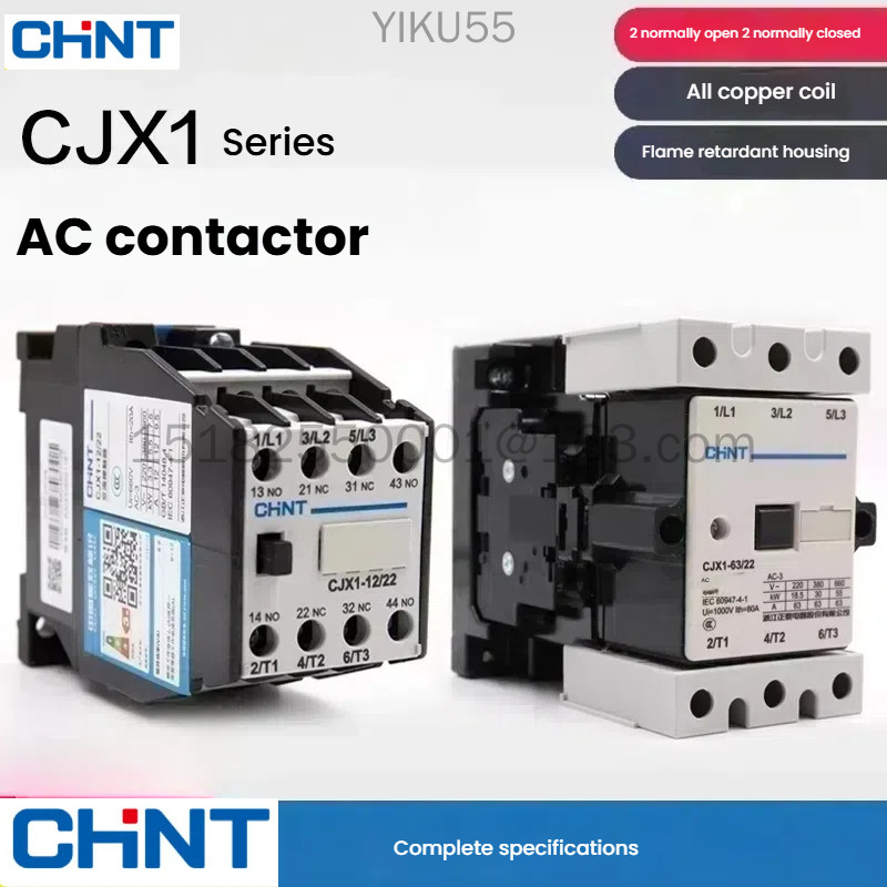 Chint CJX 1-9/22 12/22 16/22 32/22 45 63 75a AC contactor 220V 380V brand new | Shopee Malaysia