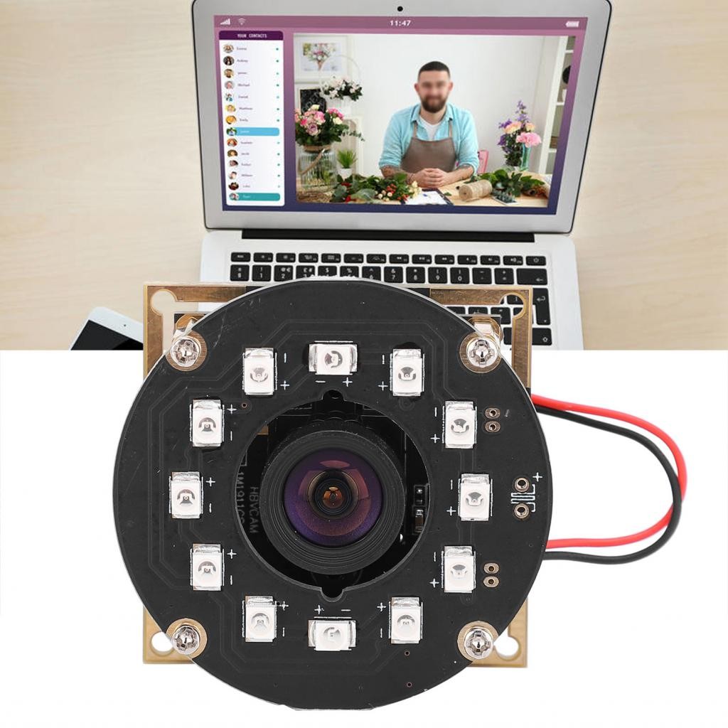 Treee 1MP USB HD Camera Module OV9281 with 100° Wide Angle Black and ...