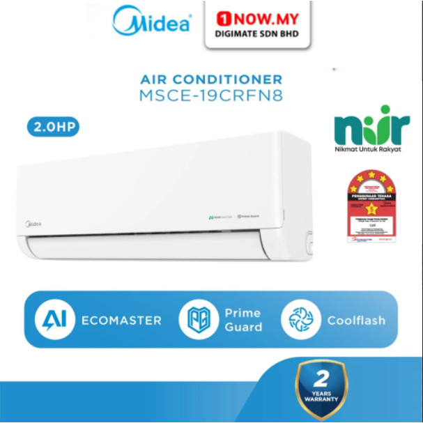 MIDEA 2HP Celest Inverter Air-Conditioner MSCE-19CRFN8 | 5 Star ...