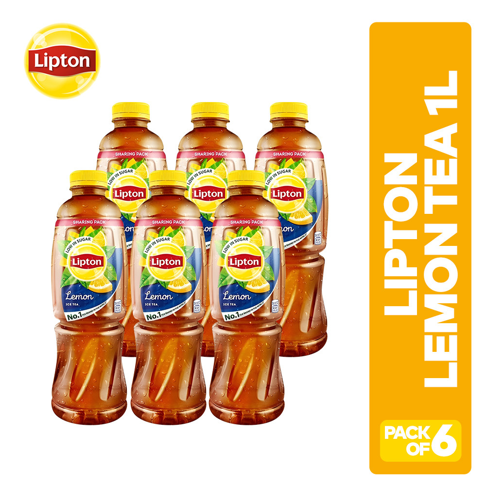 Lipton Lemon Ice Tea 1L Sharing Pack - Bundle of 6 | Shopee Malaysia