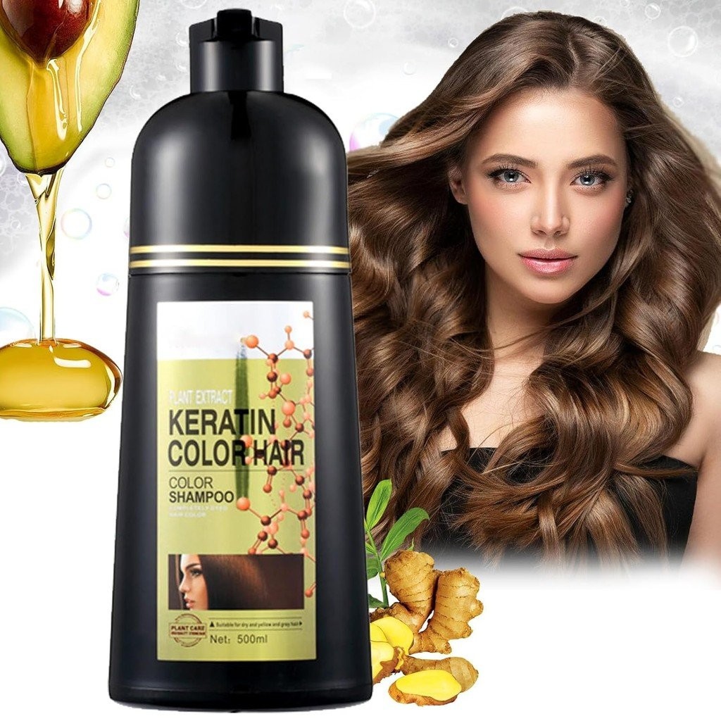 Syampu Eterna Vida 6 En 1, Syampu Pewarna Rambut Hitam 3 Dalam 1 ...