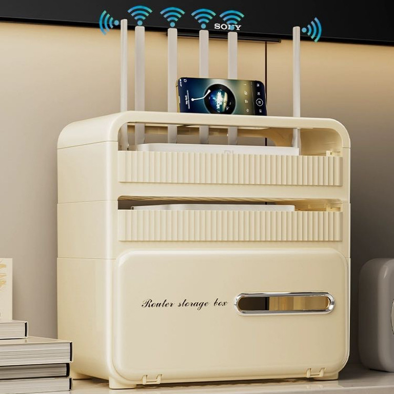 Router Storage Box Router Cover Decorative Box Waterproof and Dustproof ...