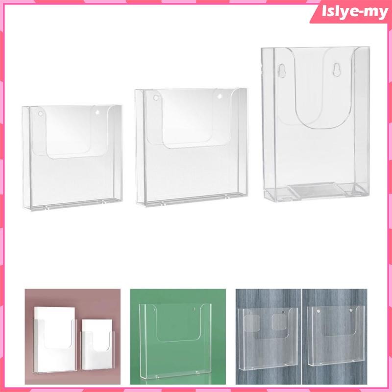 [LslyeMY] Brochure Holder Wall Mount Booklet Display Stand for ...