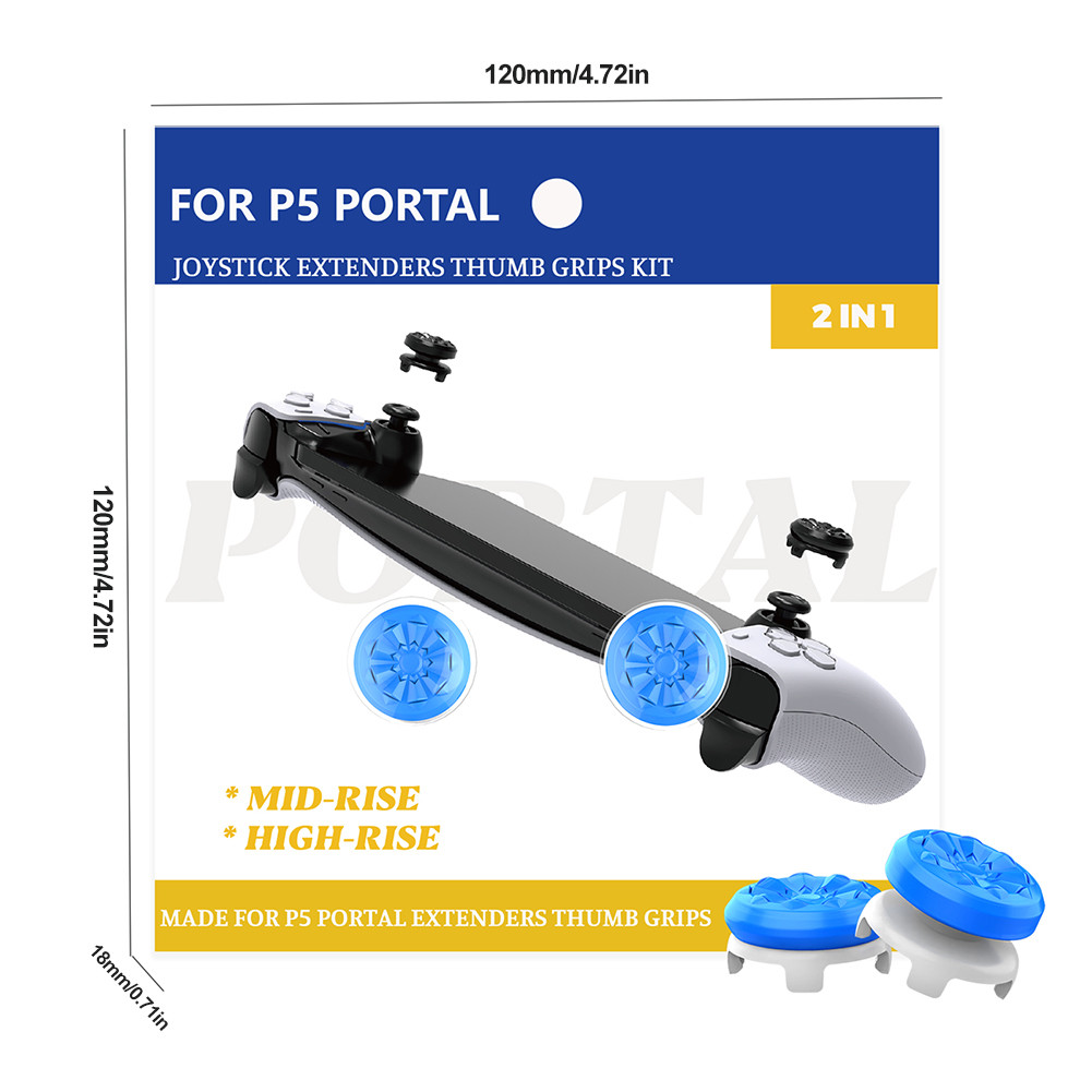 Gaming Joystick Extenders Enhanced Thumb Grip Caps for PS5 Playstation ...