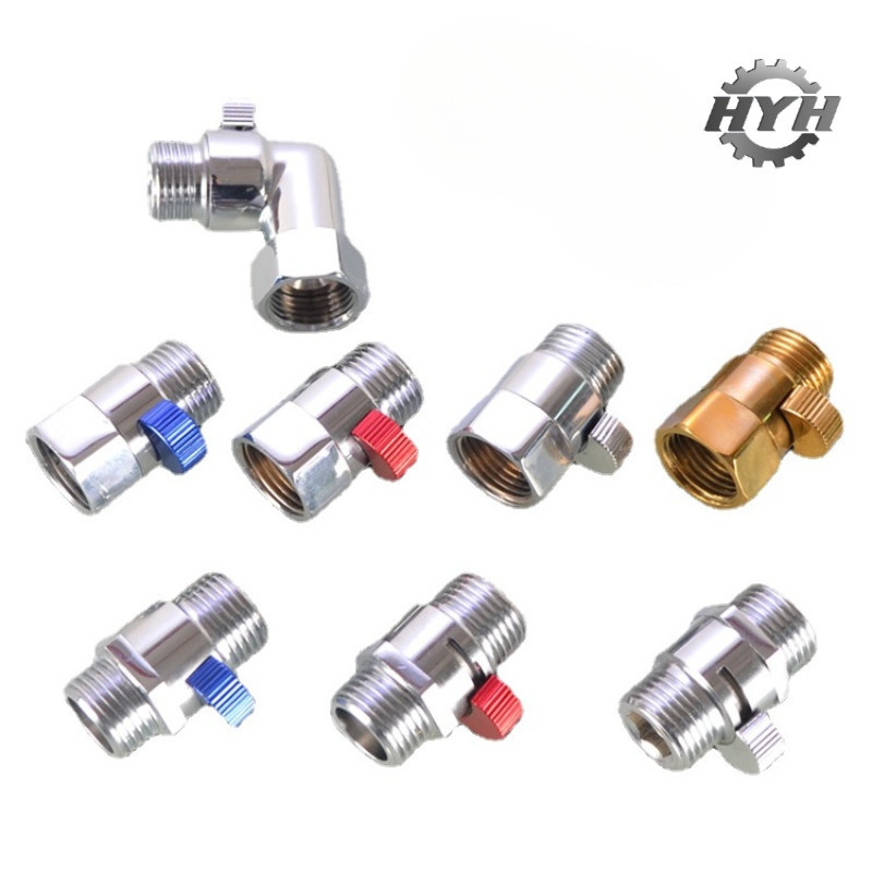 [HYH] 20mm Water Stop Valve Suitable for 1/2 4 Points All Copper Inner Outer Wire Double Outer ...