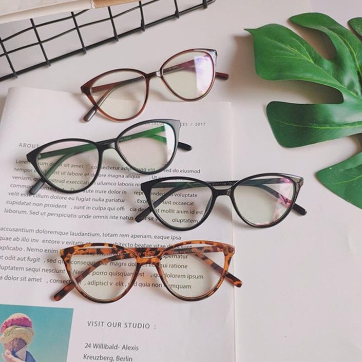 Cat eye Spek Korean Fashion Spec Glasses transparent spectacles Frame ...