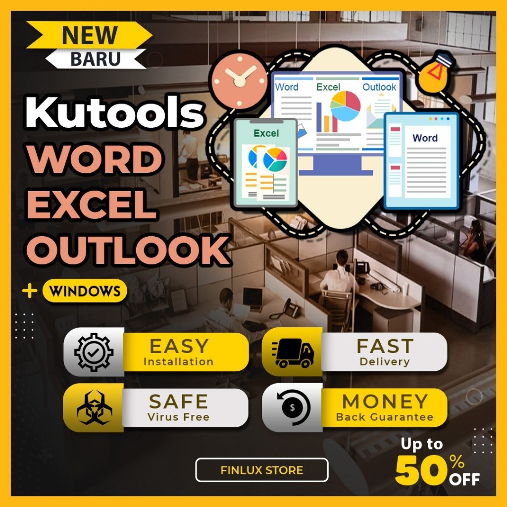 Kutools for Word Excel Outlook 2013, 2016, 2019, 2021 Latest Lifetime ...