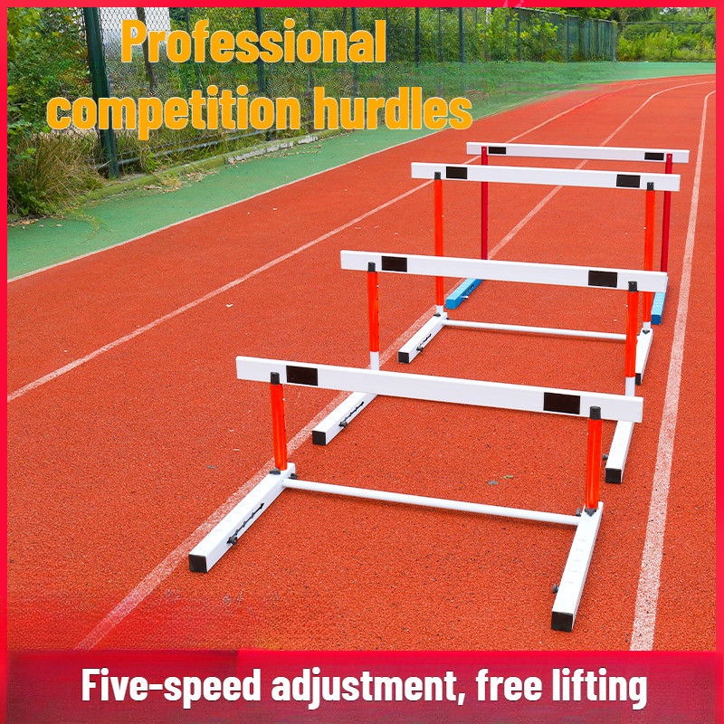 Track and Field Competition Standard Hurdle Rack, 40-106cm Adjustable ...